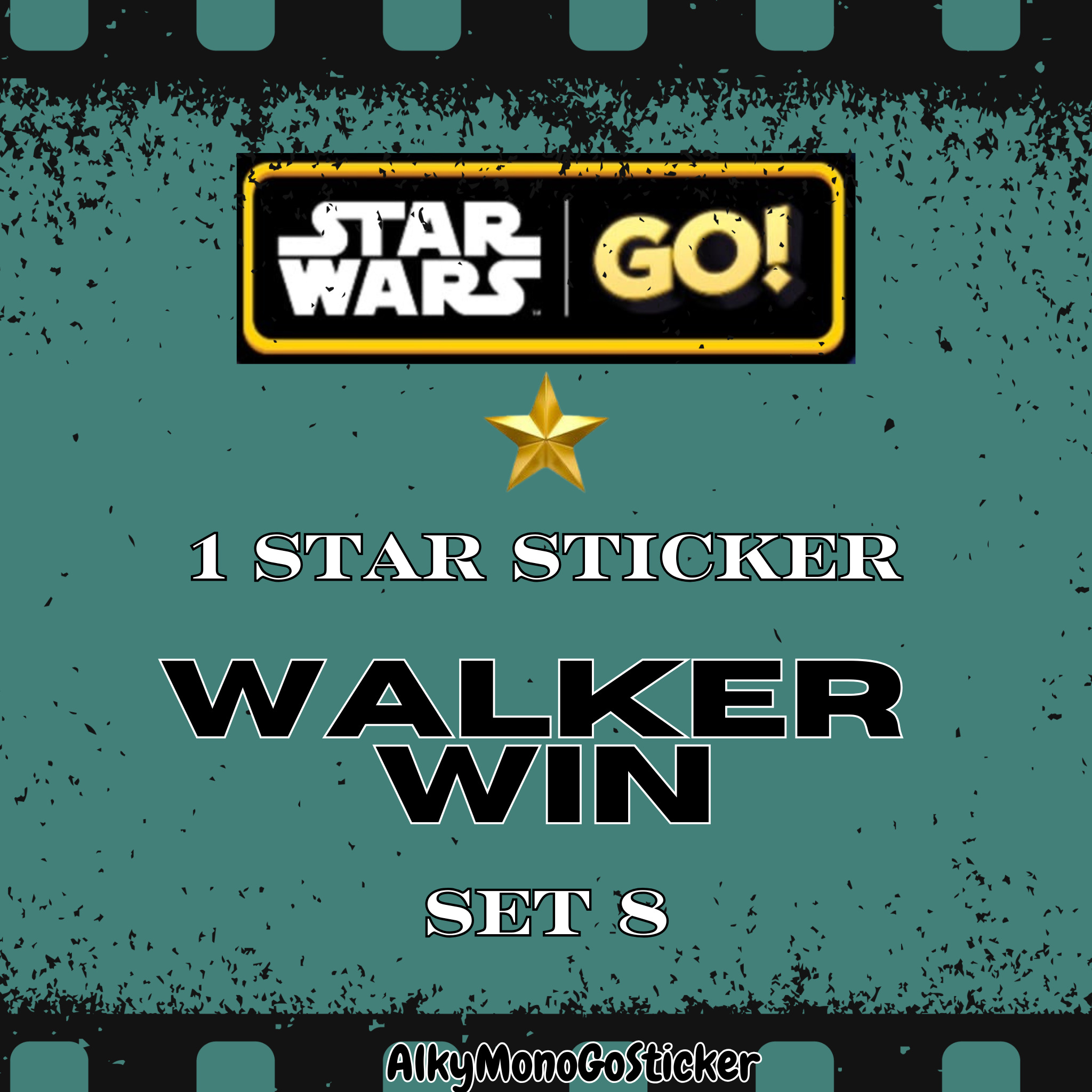 Monopoly Go Sticker - WALKER WIN - 1🌟 Set 8 – ALKYMonoGoSticker